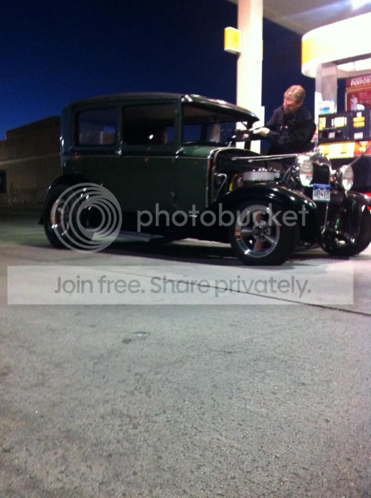 Headlights on lowered model A | The H.A.M.B.